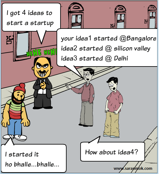 Jokes, comics, business and startup humorSaranmok
