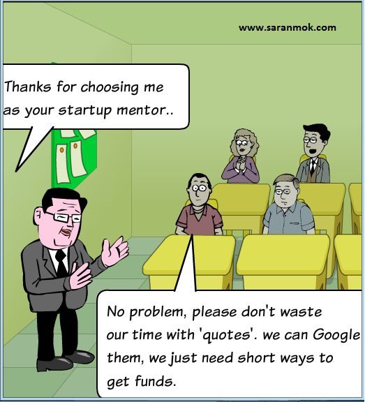 Jokes, comics, business and startup humorSaranmok
