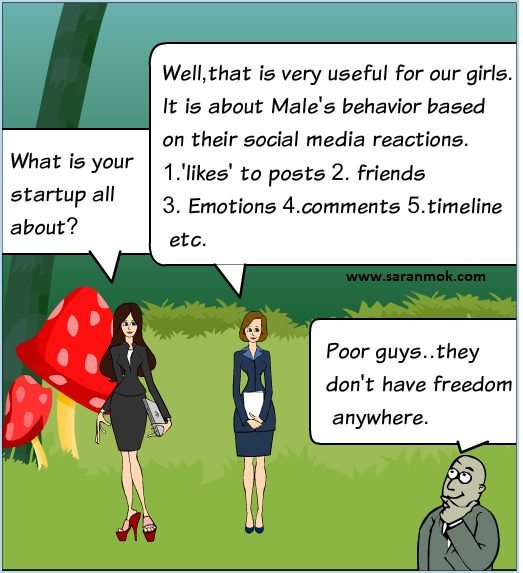 Jokes, comics, business and startup humorSaranmok